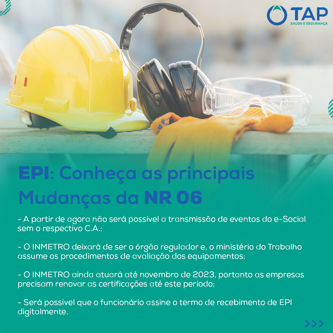 Nova NR 6 – Conheça as Principais Mudanças - TAP